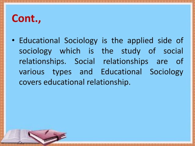 Sociological Bases of Education | PDF | Education