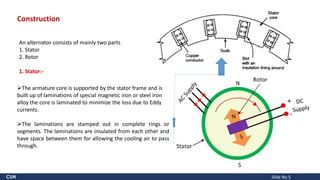 synchronous machine construction | PDF