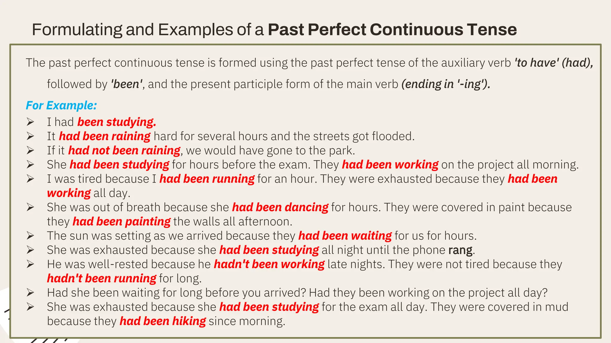 UNIT IV Verb Tenses complete tences file | PPT