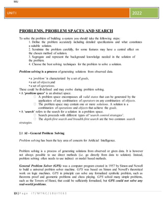 Unit I What is Artificial Intelligence.docx