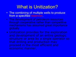Unitization | PPT