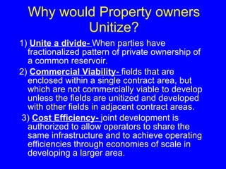 Unitization | PPT