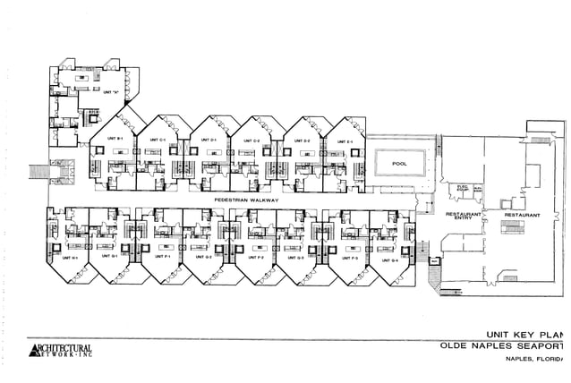 Unit key plan at olde naples seaport site plan naples florida | PDF ...