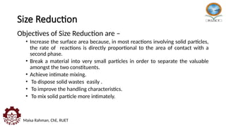 unit operation solid handling lecture one | PPTX