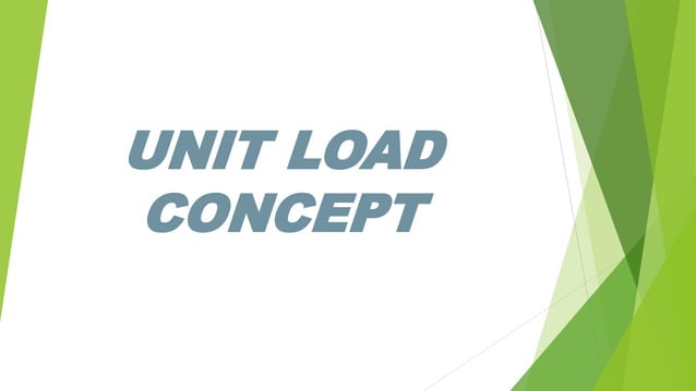 Efficient Unit Load Concept | PPT