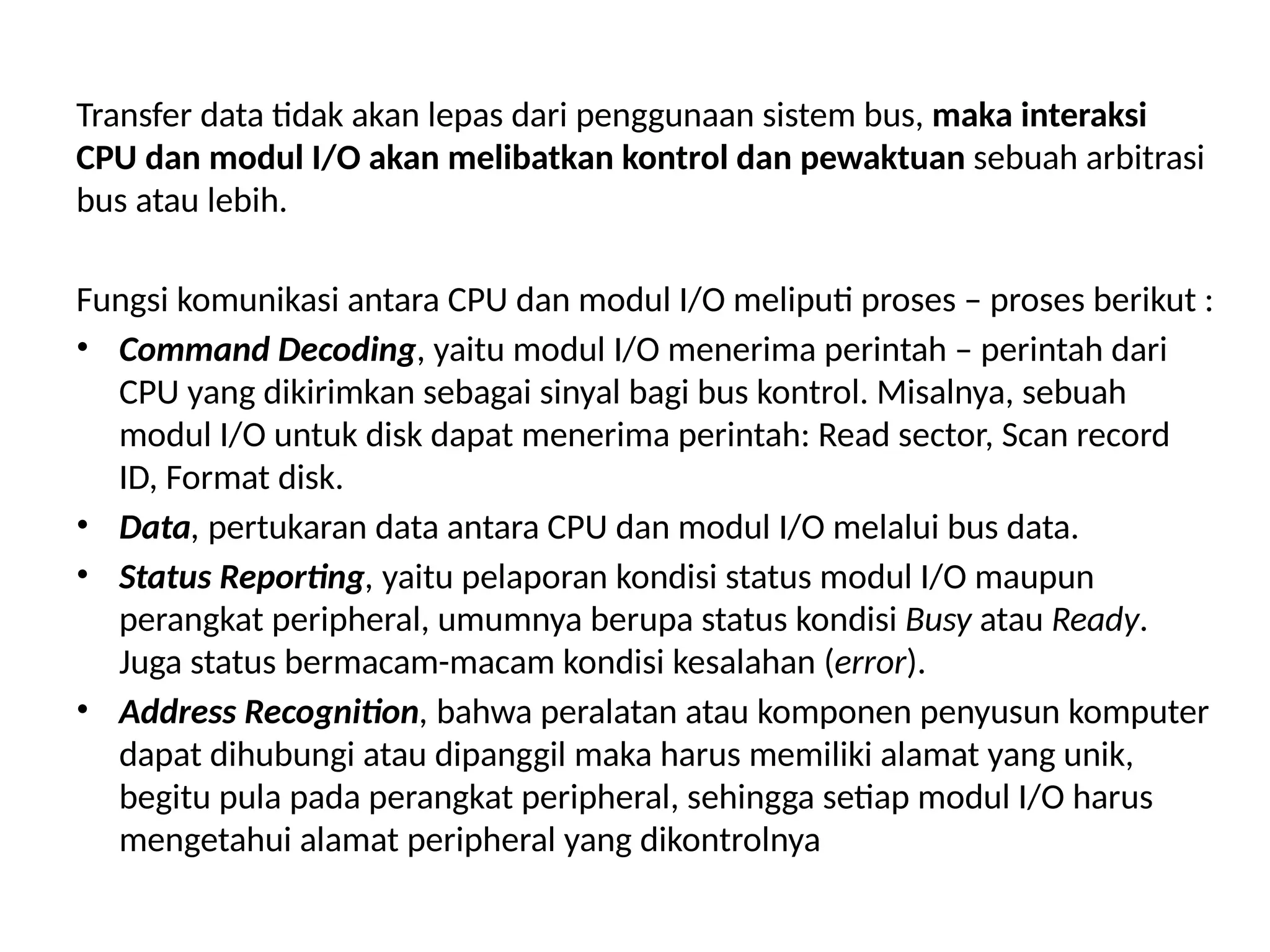 Bagaimana Cara Kerja Input Output di Komputer | PPT