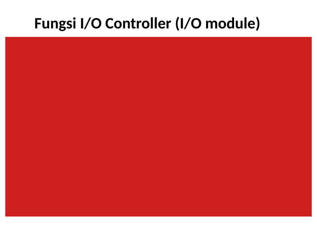 Bagaimana Cara Kerja Input Output di Komputer | PPT