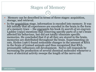 Unit memory and forgetting | PPT