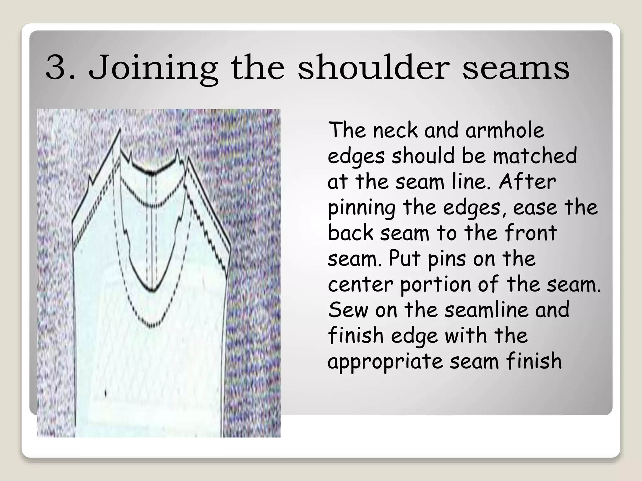 Unit method of Assembling Garment part | PPTX