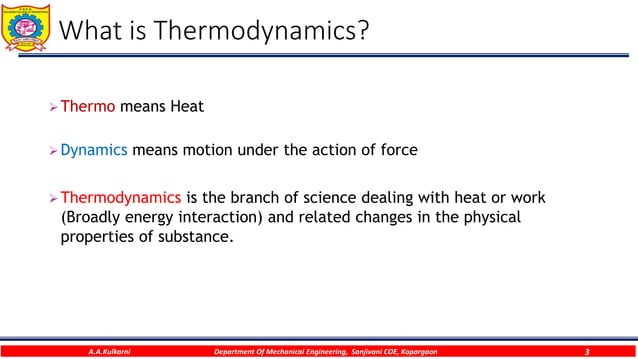 Unit no 1 ,thermodynamic concepts and basic definitions | PPT
