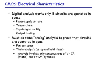 Unit no. 5 cmos logic design | PPTX