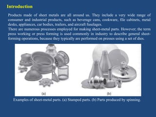 Manufacturing Processes(Sheet Metal Forming.ppt) | PPT