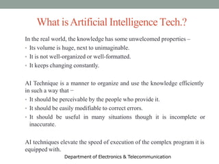 Unit No. 1 Artificial Intelligence Overview.pptx