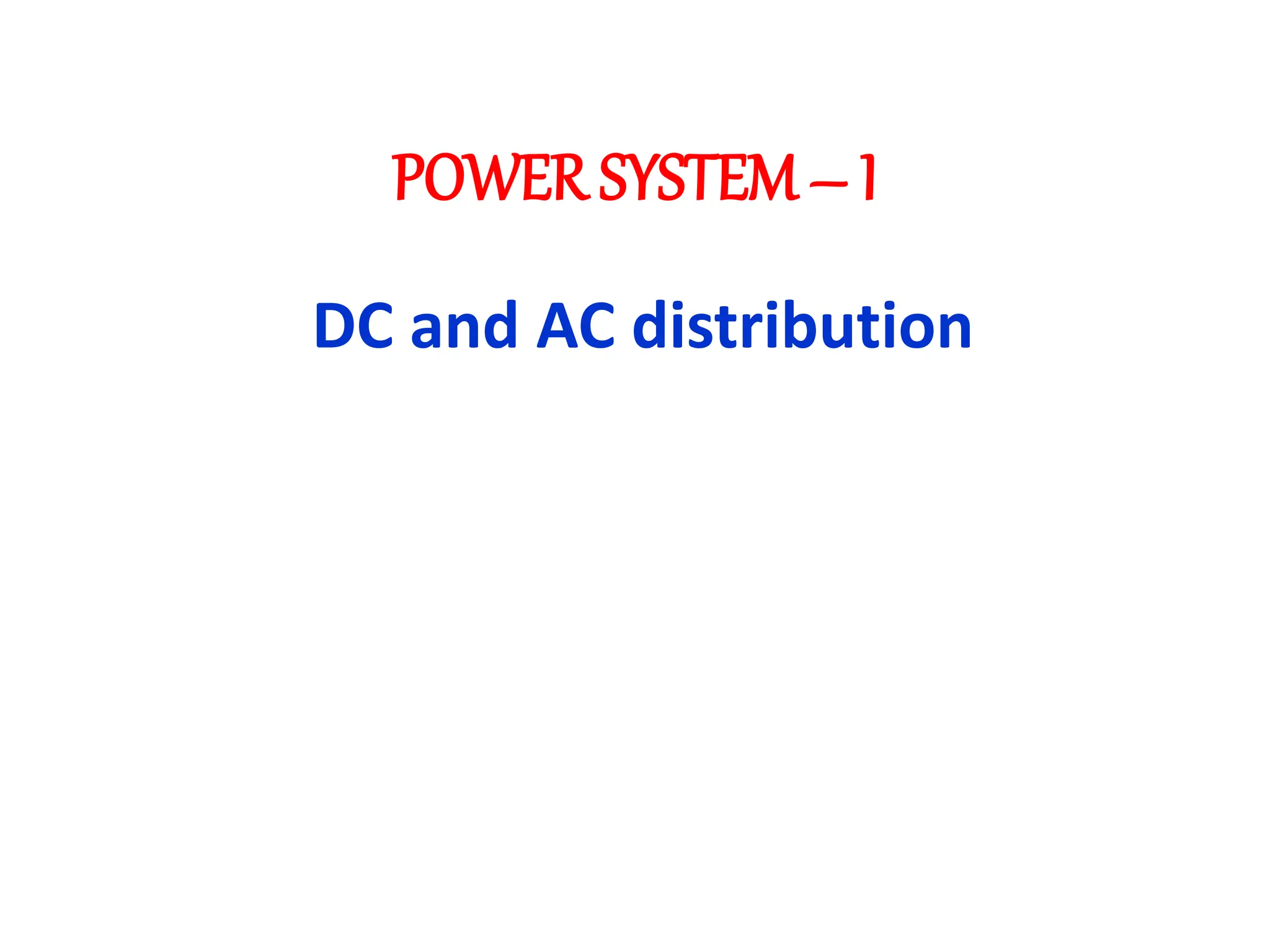 Distribution System-2 in power system Engin | PPTX
