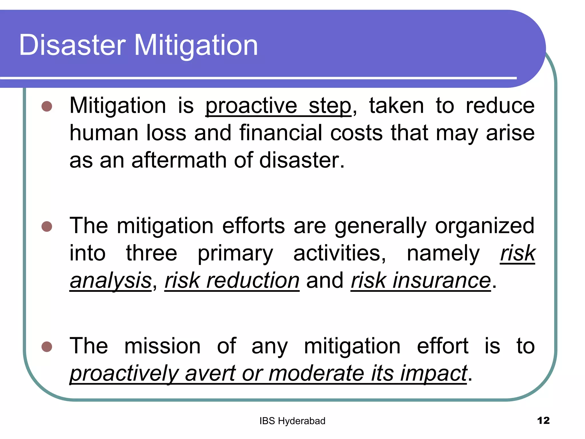 Unit no 02 dm_disaster mitigation | PPSX