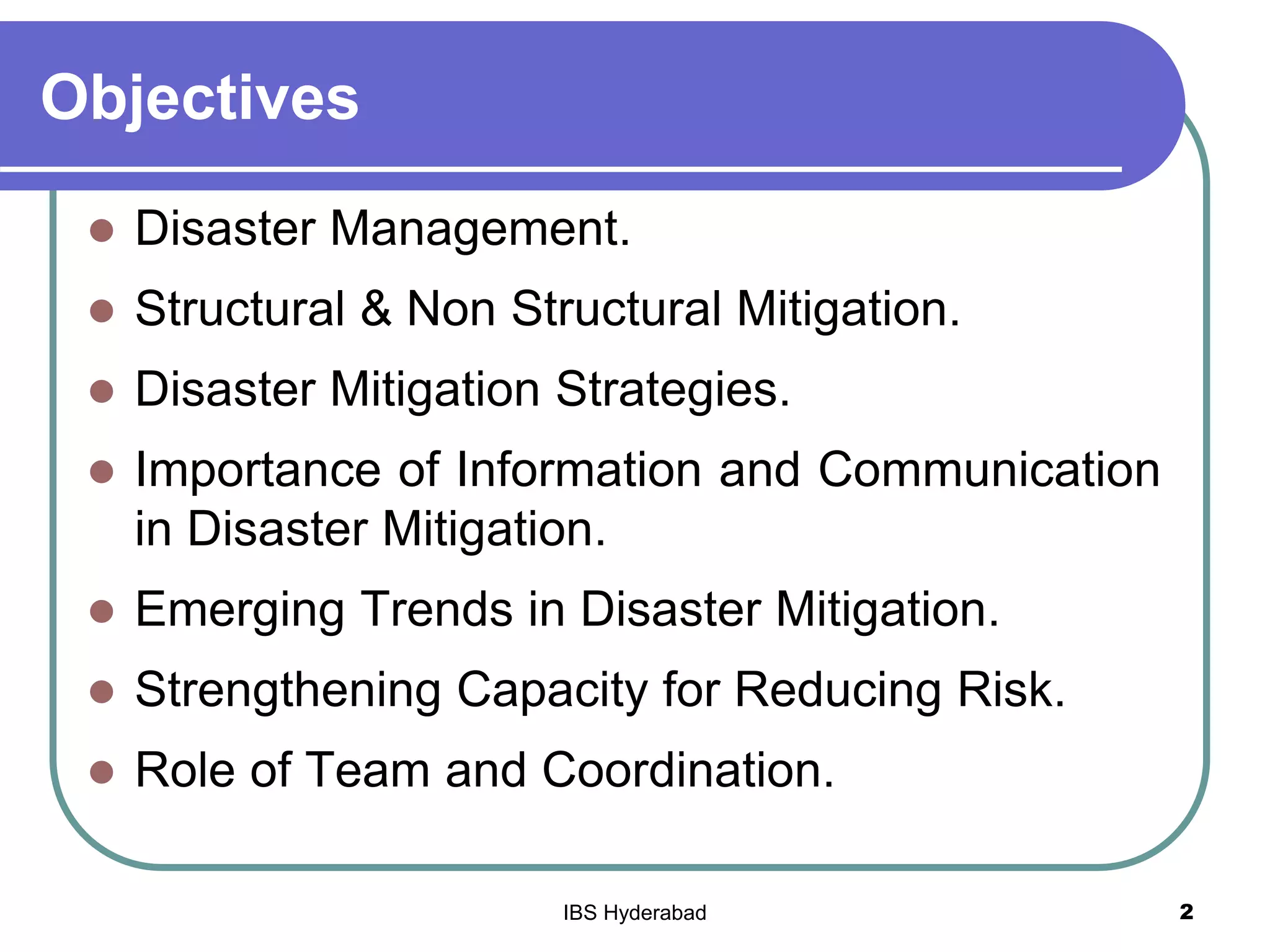Unit no 02 dm_disaster mitigation | PPSX