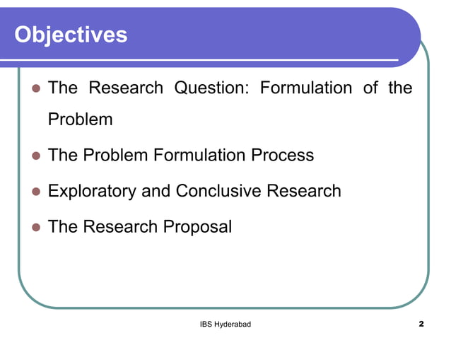 Unit no 02_research design formulation | PPSX | Business Administration ...