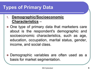 Unit no 05_collecting primary data by observation | PPT