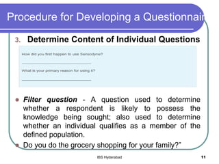 Unit no 08_designing questionnaire | PPSX