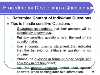 Unit no 08_designing questionnaire | PPSX