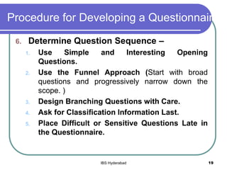 Unit no 08_designing questionnaire | PPSX