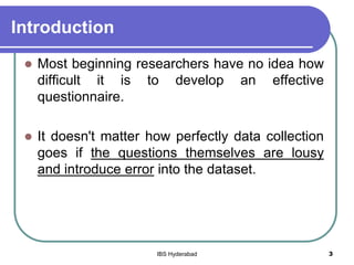 Unit no 08_designing questionnaire | PPSX