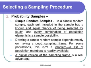 Unit no 09_developing sampling plan | PPSX