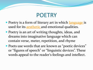 UNIT NO 1, 6471 English IV B.Ed