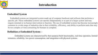 Embedded System, Definition, Characteristics | PDF