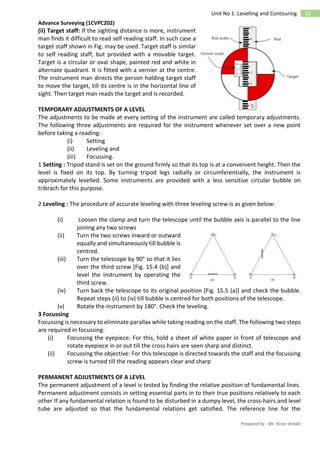 Unit No 1 Levelling and Contouring .docx