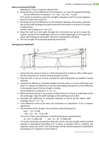 Unit No 1 Levelling and Contouring .docx