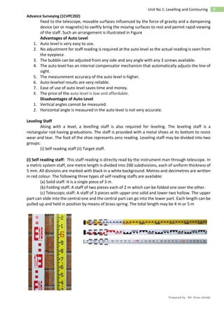 Unit No 1 Levelling and Contouring .docx