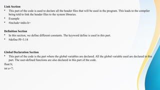 Unit No 2.pptx Basic s of C Programming | PPTX