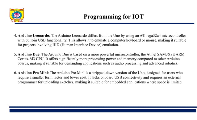 Introduction to Arduino Programming: Features of Arduino | PDF ...