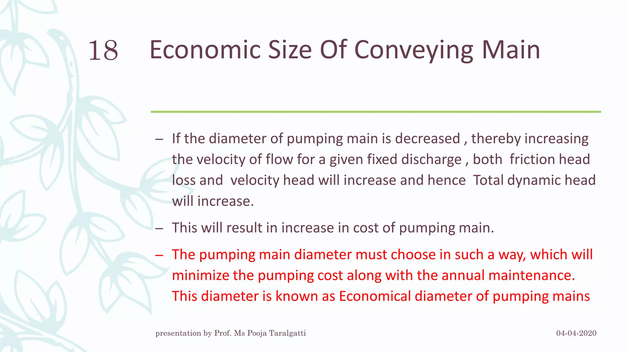 Unit no 4_conveyance of water_SY civil engineering | PPT