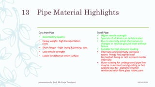 Unit no 4_conveyance of water_SY civil engineering | PPT
