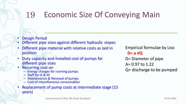Unit no 4_conveyance of water_SY civil engineering | PPT