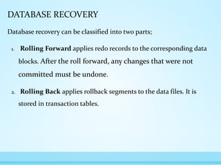 Unit no 5 transation processing DMS 22319 | PPTX
