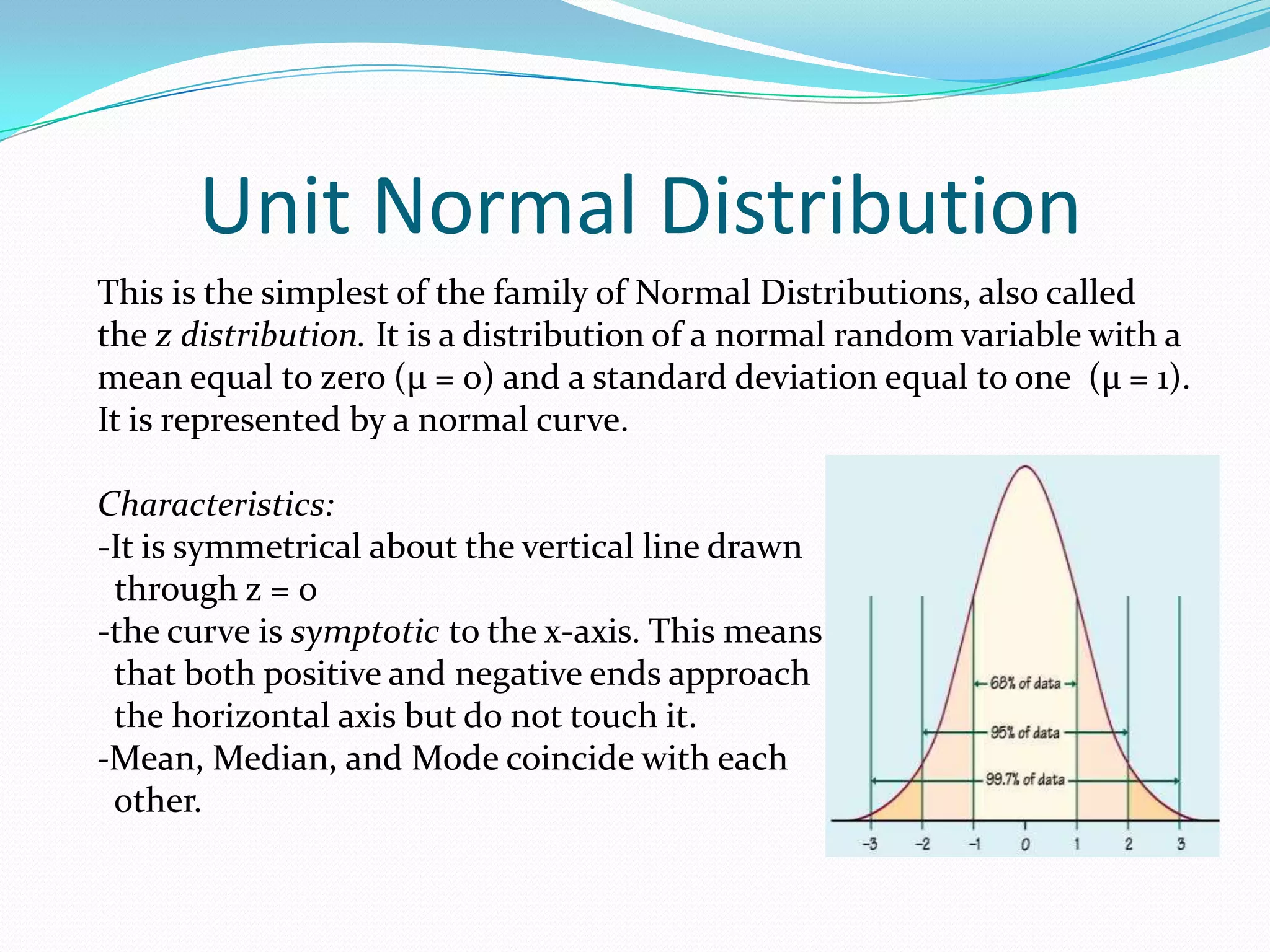 The Normal Distribution Curve | PPT