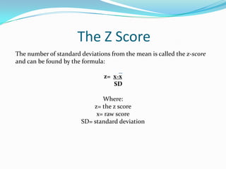 The Normal Distribution Curve | PPT