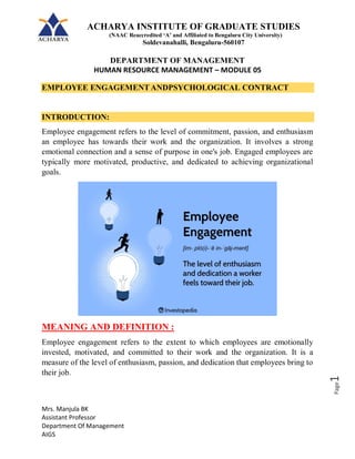 HUMAN RESOURCE MANAGEMENT BBA NEP BATCH SECOND SEMESTER NOTES | PDF
