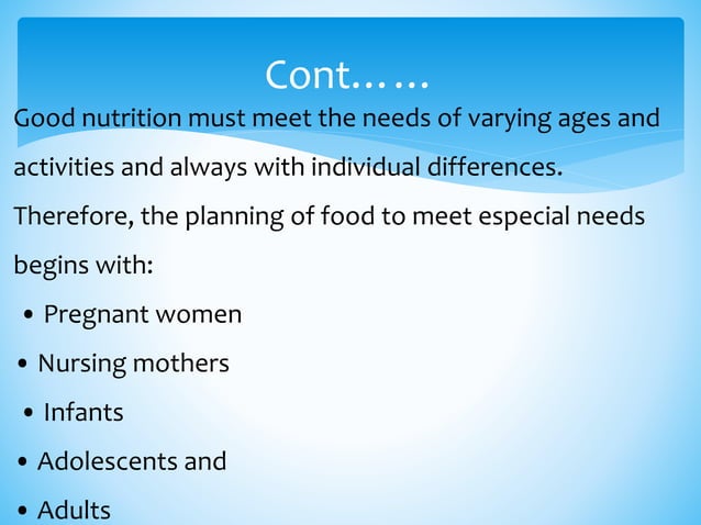Unit one introduction to nutrition | PPT