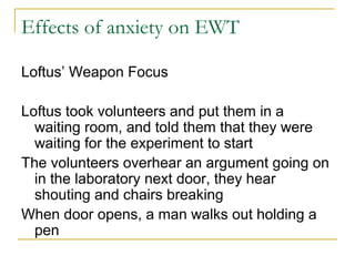 Unit one memory AQA A psychology Memory | PPT