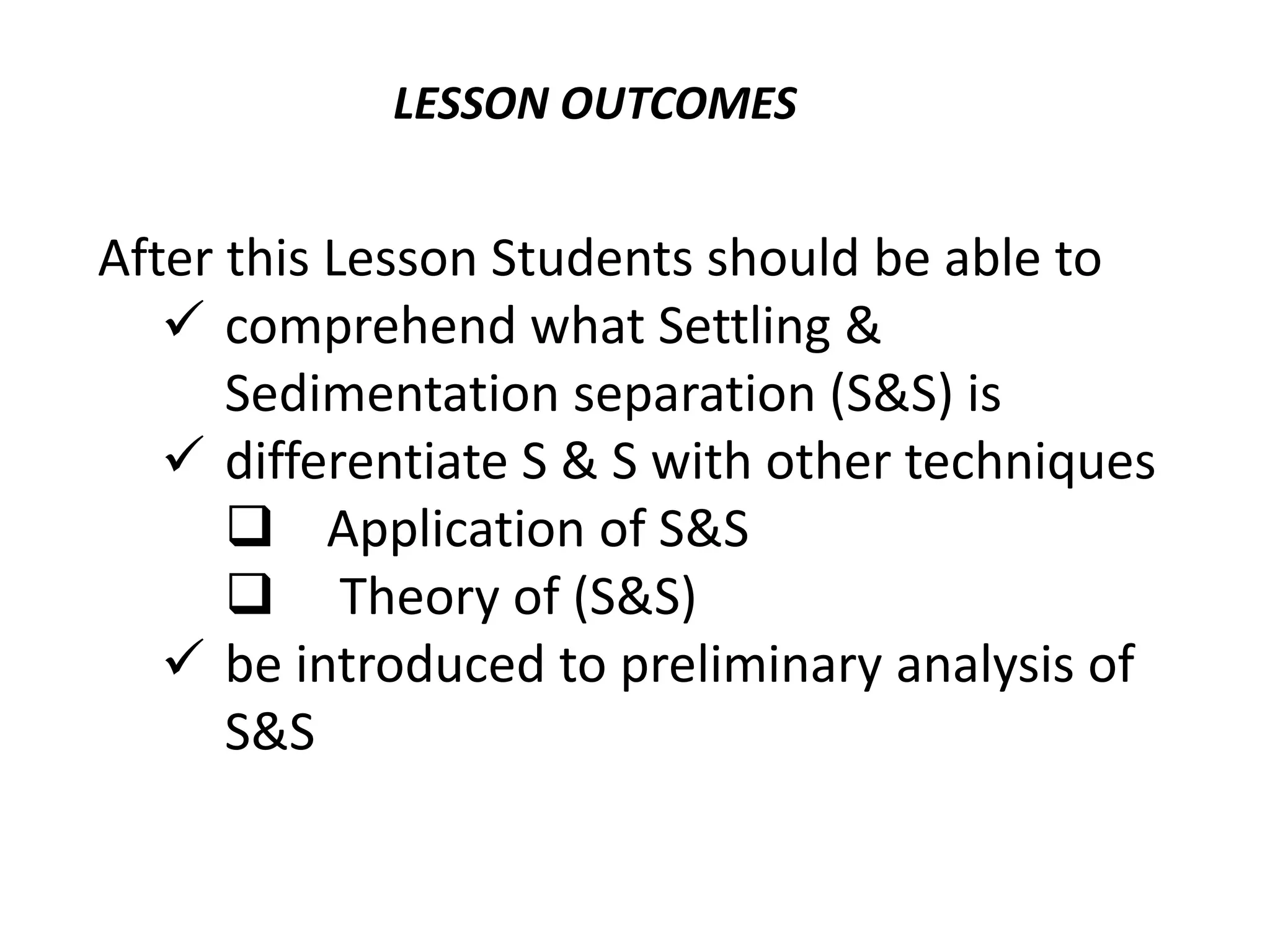 Unit Operation-II (Settling and Sedimentation-1).pdf