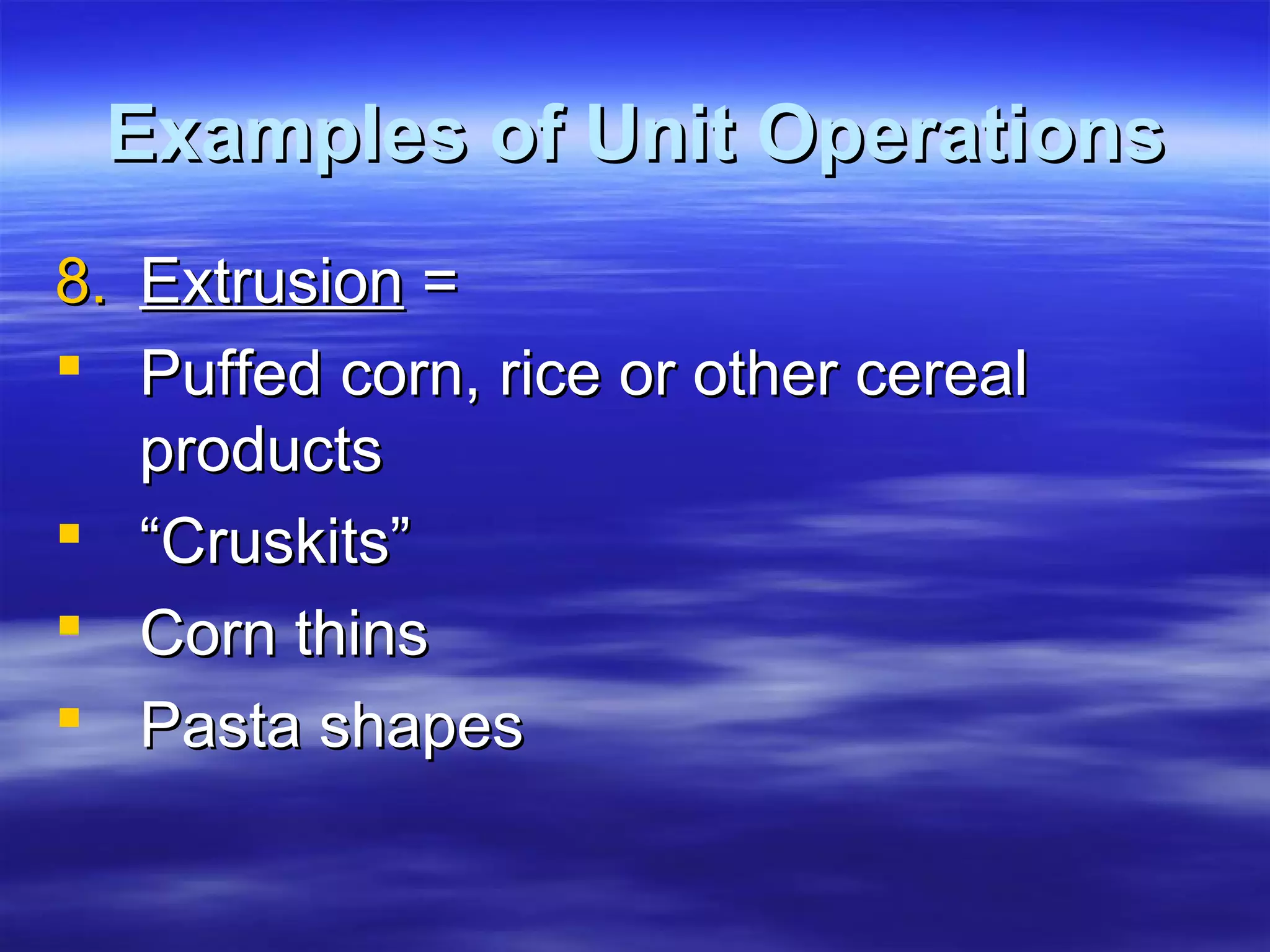 Unit operations | PPT