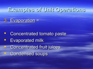 Unit operations | PPT