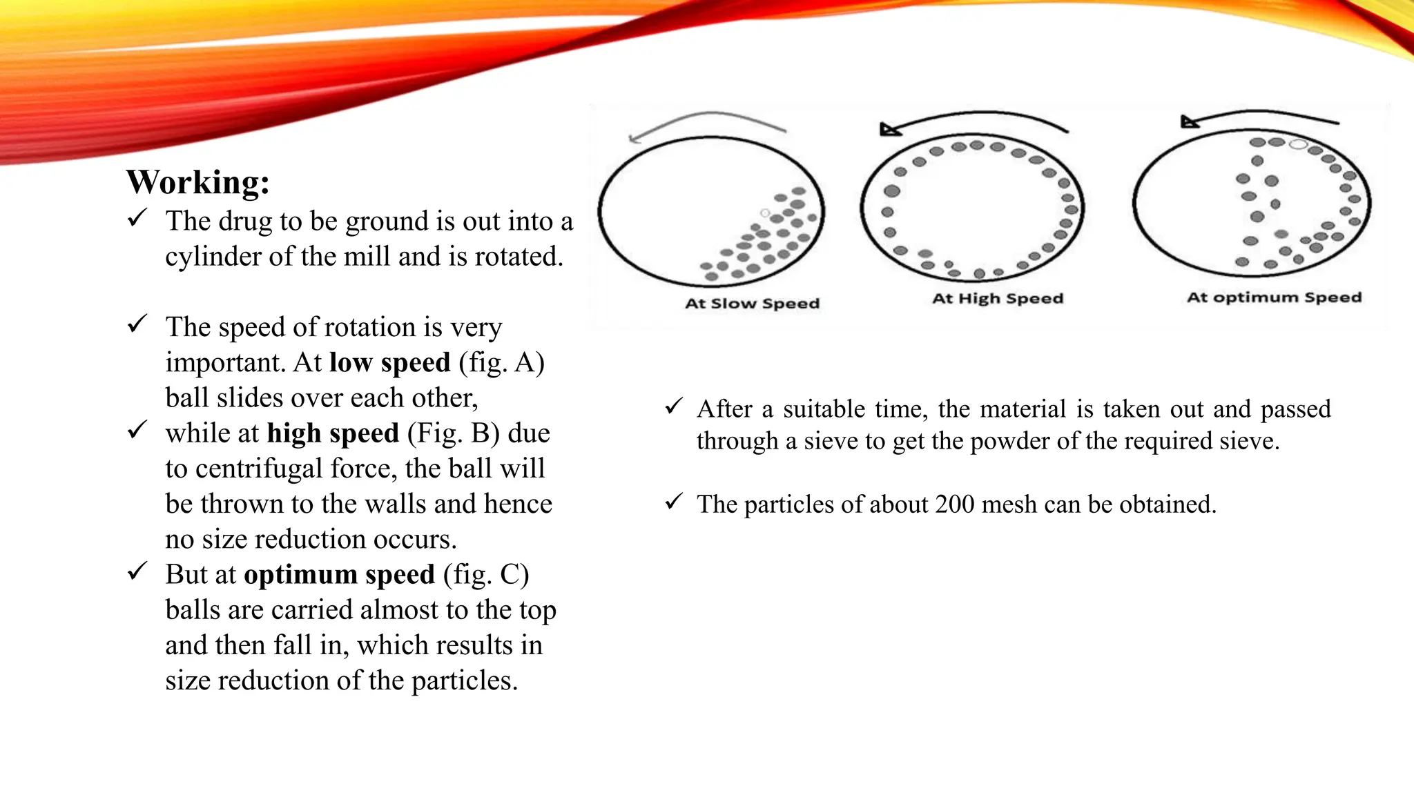 chapter: Unit operations process size reduction and size seperation | PPTX