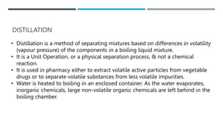 Unit Operations of chemical Engineering. | PPTX