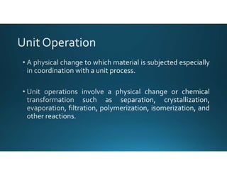 Unit operations- fluid flow basic | PDF