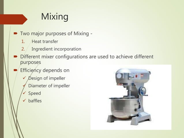 Unit operations in food processing | PPTX